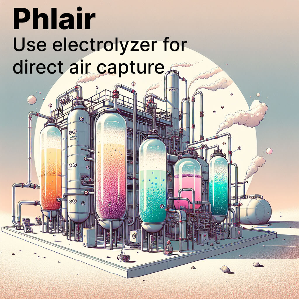 Phlair (€17 million to capture CO2 from the air using electrolyzer ...