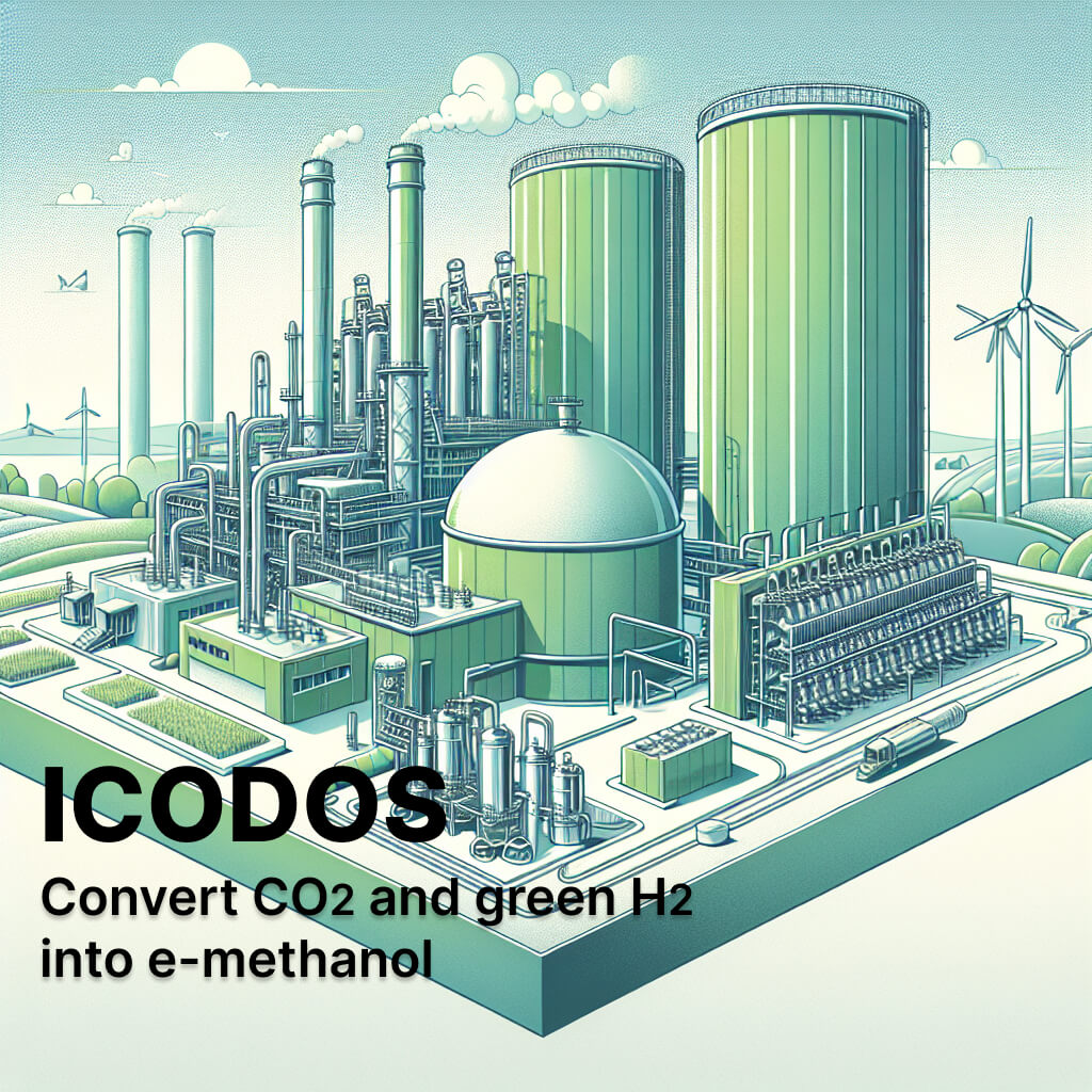 ICODOS (€2 million to convert CO2 and green hydrogen into e-methanol ...